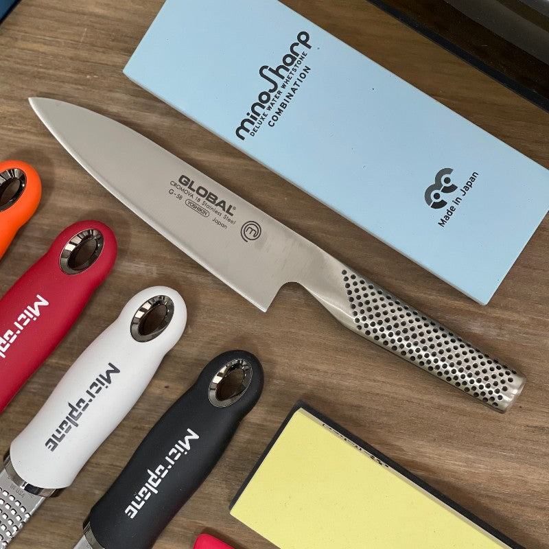 Cuchillo Global G-58 Chef 16 cm – Acero CROMOVA 18 | Los Utensilios del ...